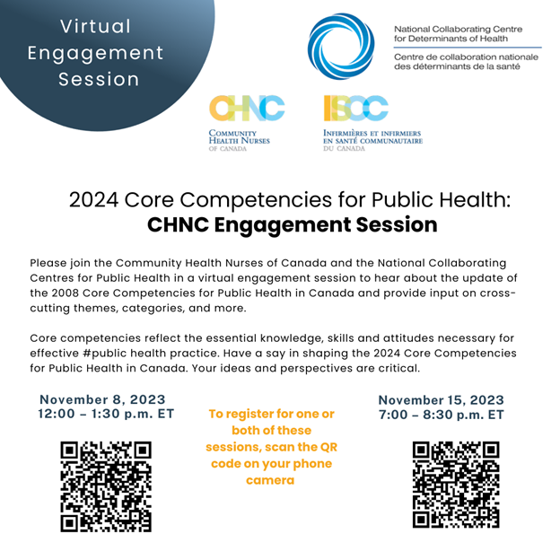 2024 Core Competencies for Public Health: CHNC Engagement Sessions ...